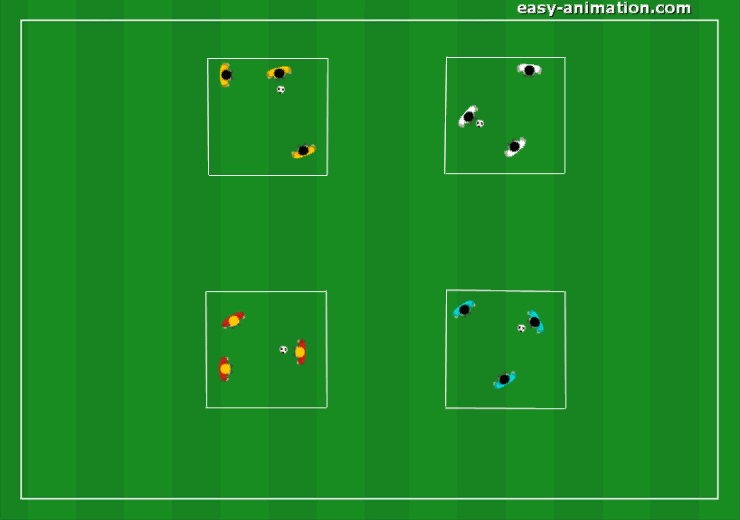 Int – Activities – Midfield – Passing & Receiving – animation